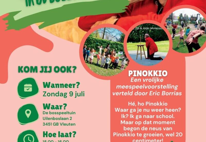 Pinokkio in de Bosspeeltuin - Maximapark